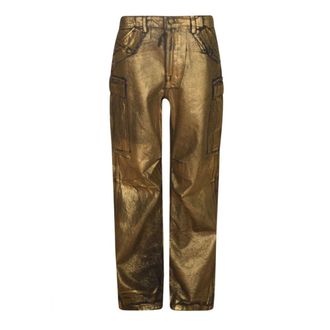 R13 Damen, Hosen, Braun, W27Größe