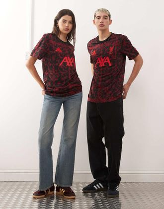 adidas adidas Football - Liverpool 2025/26 - Maillot davant-match - Noir