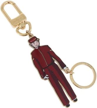 Louis Vuitton Porte-cl&eacute;s en m&eacute;tal pr&eacute;-poss&eacute;d&eacute; - Femme - Pre-owned - Rouge - Taille: ONE Size