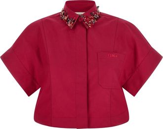Fendi Damen, Blusen & Hemden, Rosa, XSGr&ouml;&szlig;e