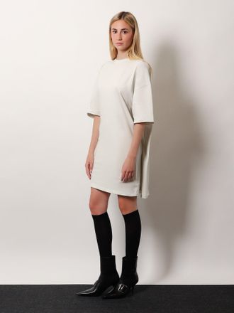 Balenciaga Womens Dress Short Cotton-Jersey White T: Cotton; R: Cotton