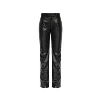 Dsquared2 Lederhose - - Trousers - Damen - Schwarzk - M