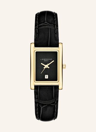 Liebeskind Liebeskind Armbanduhr Aus Echtleder schwarz