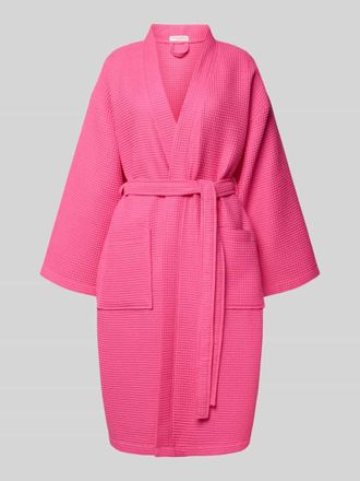 Christian Berg Bademantel mit Tailleng&uuml;rtel