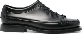 Hereu Eckige Priego Loafer - Schwarz