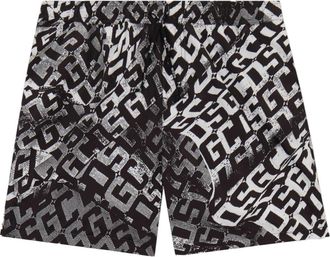 GCDS Gcds, Homme, Maillots de bain, Multicolore, Taille: L Essentials Monogram Swimshorts