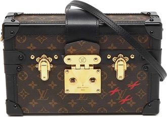 Louis Vuitton malle &agrave; motif monogramm&eacute; - Marron