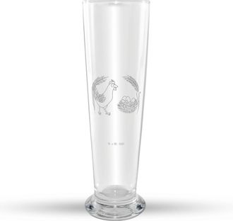 Mr. & Mrs. Panda Weizenglas Huhn Stolz - Geschenk, Vatertag, Geburt, Bauernhof, Landwirt, Spruch, Weizenbier Glas, Weizen Glas, Weizenbierglas