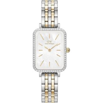 Daniel Wellington Femme, Accessoires, Gris, Taille: ONE Size Quadro Bezel Link