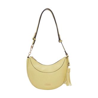 Liu Jo Femme, Sacs, Jaune, Taille: ONE Size Sac Bandouli&egrave;re avec D&eacute;tails de Cha&icirc;ne