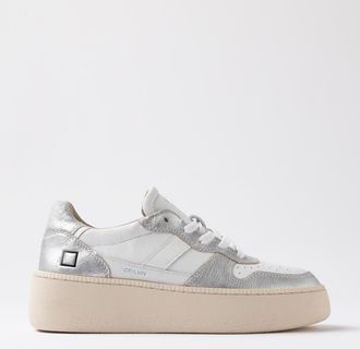 D.A.T.E. court platform laminated silver