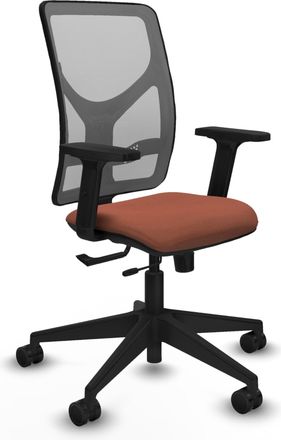 Piqueras y Crespo B&uuml;rostuhl aus Stoff mit 2D-Armlehnen, h&ouml;henverstellbare Lendenwirbelst&uuml;tze, ausgestattet mit Syncro/Traslack und Schneideschaum, mit Rollen von 65 mm,