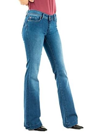 Salsa Jeans Wonder Push UP Flare en Denim FONC&Eacute;
