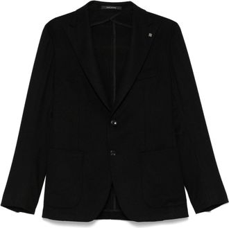 Tagliatore Sakko mit Anstecknadel - Schwarz