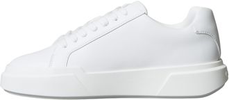Calvin Klein Damen Cupsole Sneaker Chunky Laceup aus Leder, Wei&szlig; (Triple Bright White), 39