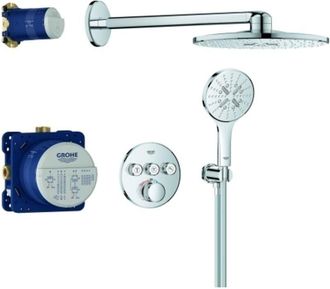 GROHE UP-D.system Grohtherm SmartControl 34863 thm runde Form 3 asv chrom