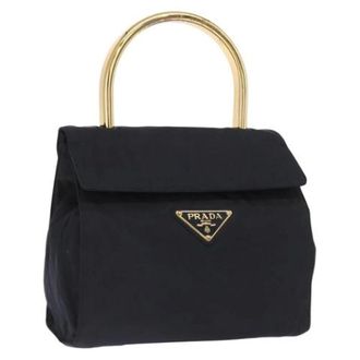 Prada Pre-owned Nylon Handbag - - Pre-owned - Damen - Blau - ONE SIZE