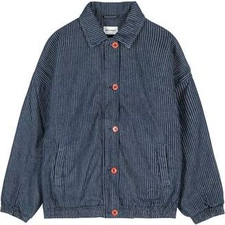Bobo Choses Veste bomber en jean &agrave; rayures