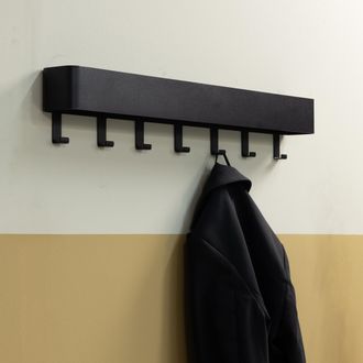 Spinder Design home24 Garderobenleiste Dax Play 72cm Schwarz/Schwarz