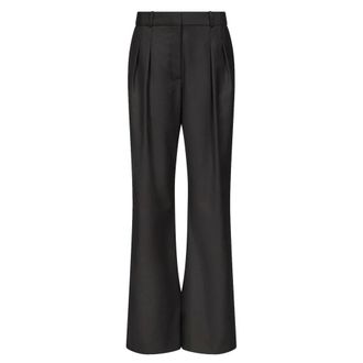 Loulou Studio Femme, Pantalons, Noir, Taille: 40 FR Pantalon Large Sbiru