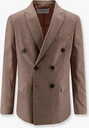 Amaranto Virgin wool blend blazer - AMARANTO - gender_Man