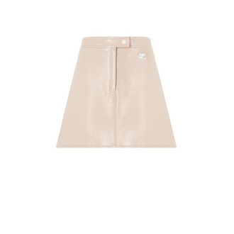 Courr&egrave;ges Minijupe R&eacute;&eacute;dition en vinyle