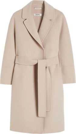 Max Mara Femme, Manteaux, Beige, Taille: 36 FR Belted Manteaux