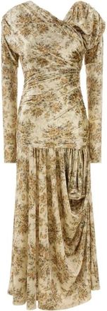 Ganni Femme, Robes, Multicolore, Taille: 36 FR Printed velvet dress