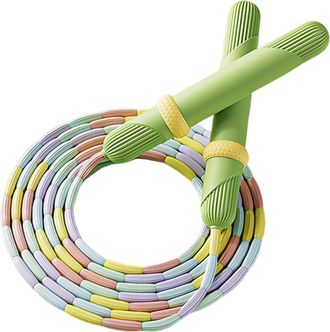 Generic Springseil - Verstellbare Und Verhedderungsfreie Trainings-Springseile Mit Perlen | Tragbare Perlen-Speed-Jump-Seile, Fitnessstudio-Springseil F&uuml;r Kin