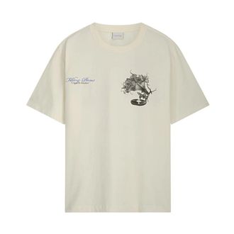 Filling Pieces T-Shirt Grammophon - - Tops - Herren - Wei&szlig; - S