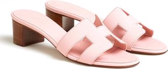 Herm&egrave;s Pale Pink Oasis Sandals Size 38