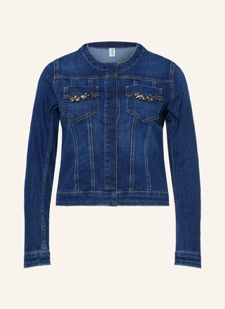 Liu Jo Liu Jo Jeansjacke Mit Schmucksteinen blau