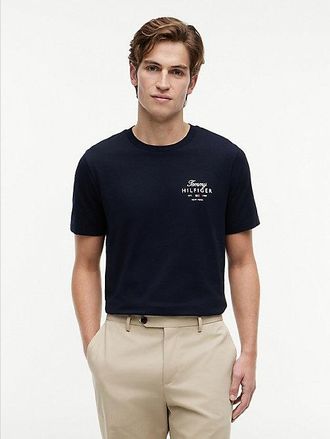 Tommy Hilfiger T-shirt en jersey &agrave; col ras-du-cou et logo