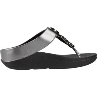 FitFlop Metallic Bead Circle Flip Flops - - Shoes - Damen - Schwarzk - 40 EU
