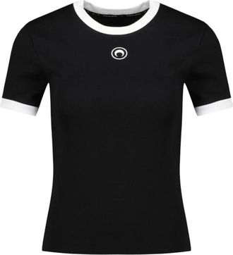 Marine Serre Damen, Oberteile, Schwarzk, MGröße