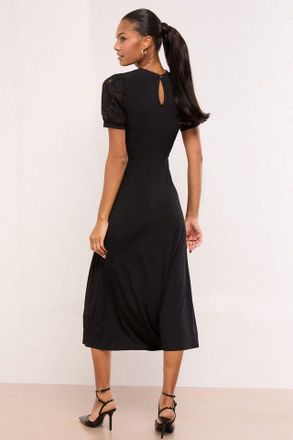 Lipsy Midikleid Lipsy Kurz&auml;rmeliges Jersey-Midikleid (1-tlg)