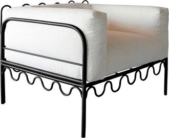 Honor&eacute; Fauteuil Dolores, pi&eacute;tement noir Honor&eacute;