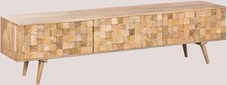 Sklum Sklum - TV-Möbel 200x40 cm aus Mangoholz Jaralson Mango-Holz