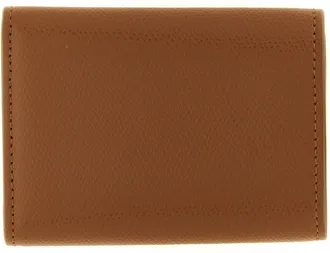 Fendi Two-Tone Leather with FF Logo Wallet - Camel