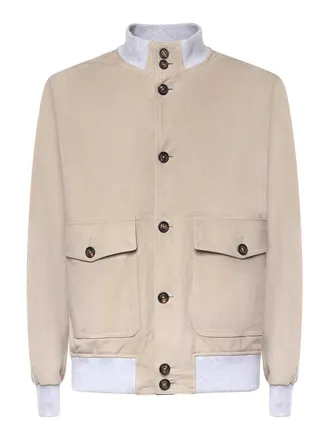 Eleventy Bomber - Beige