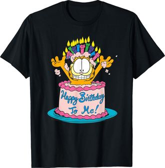Garfield Happy Birthday To Me gro&szlig; T-Shirt