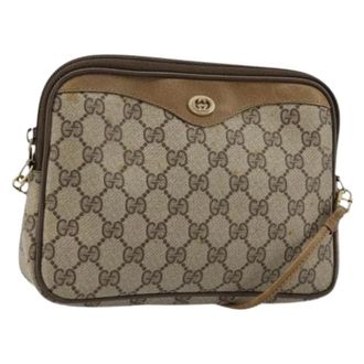 Gucci Sac bandouli&egrave;re vintage GG Canvas Pre-owned - Femme - Pre-owned - Beige - Taille: ONE Size
