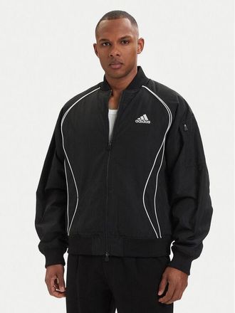 adidas Bomberjacke adicolor Teamgeist KC8358 Schwarz Loose Fit