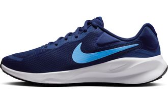 Nike Nike Revolution 7 Stra&szlig;enlaufschuh f&uuml;r Herren, Blue Void/University Blue-White-Black, FB2207-406, 44.5 EU (10.5 US)