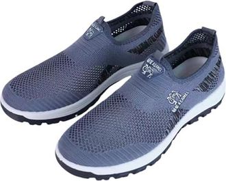 Generic Chaussures dext&eacute;rieur pour hommes &agrave; enfiler : chaussures de course &agrave; semelle souple chaussures de sport l&eacute;g&egrave;res baskets respirantes chaussures de lois