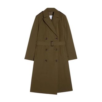 Aspesi Canvas Trenchcoat mit Thermore Wattierung - - Coats - Damen - Gr&uuml;n - M