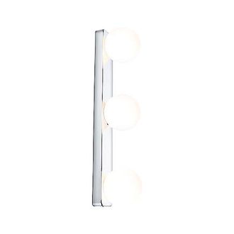 Paulmann 71063 Appliques Selection Bathroom Gove IP44 G9 230V max. 3x20W gradable Chrome, Satin luminaire de salle de bain