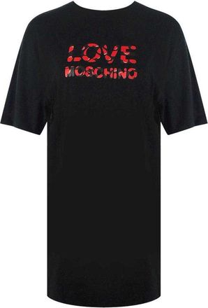 Love Moschino T-Shirt f&uuml;r Damen, Baumwolle (Schwarz)