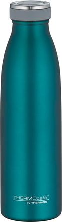 Thermocafé by Thermos TC BOTTLE teal mat 0,50l, Isolierflasche aus Edelstahl, kohlensäurefest, 12h heiß 24h kalt, Auslaufsicher, für Schule, Unterwegs & Büro