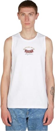 Martine Rose Homme, Tops, Blanc, Taille: XS Vest White
